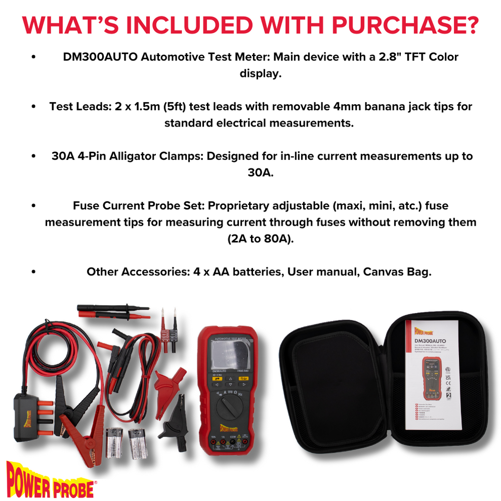 DM300AUTO - Automotive Digital Multimeter – Power Probe